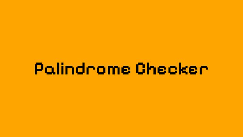 Freecodecamp Javascript Algorithm And Data Structures Palindrome Checker
