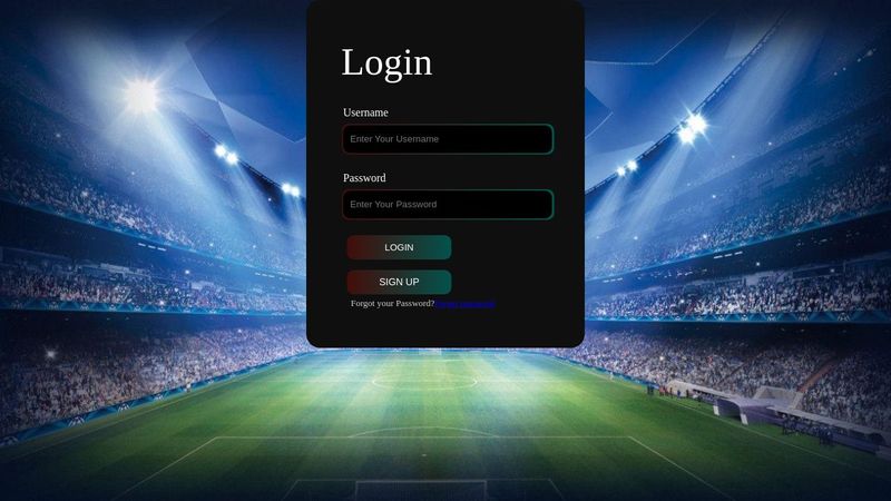 Log in Interface