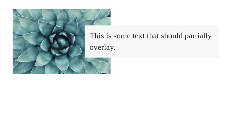 Overlapping columns image+text bootstrap