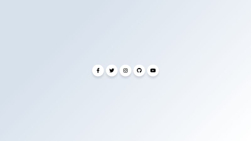 Social Media Buttons With Tooltip On Hover Using Only Html And Css