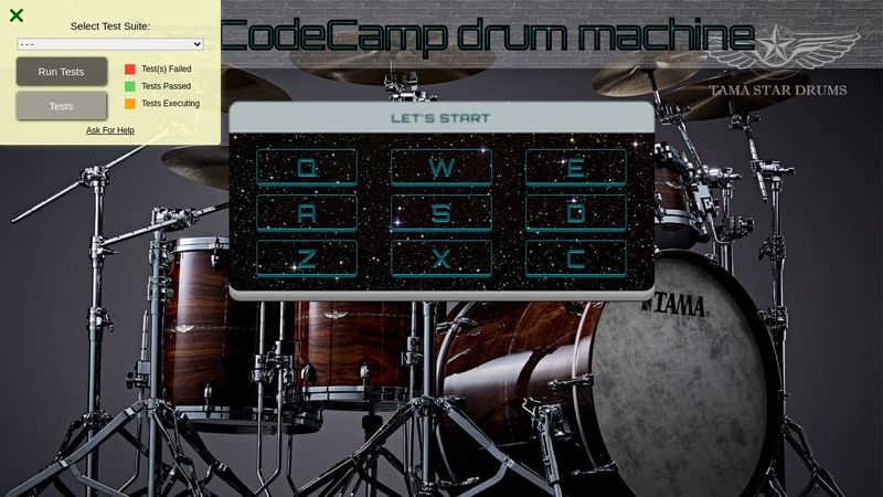 Drum Machine freeCodeCamp project