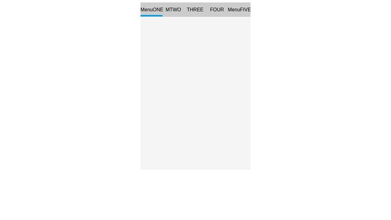 Simple CSS Sliding Underline Menu