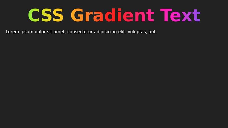 CSS Knockout Text