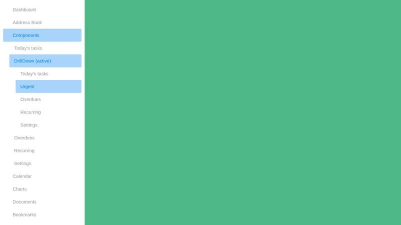 Multilevel Menu with Collapsing accordion using Active Class