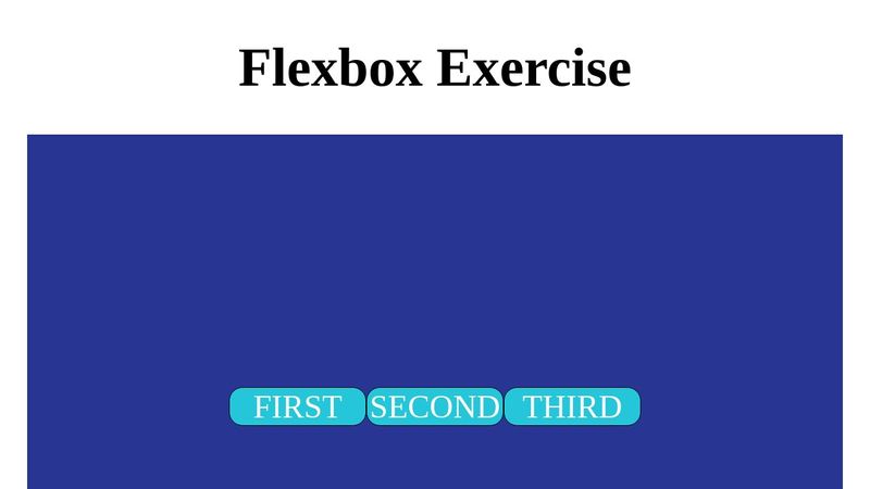 Flexbox Exercise 3