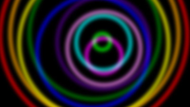 Blurry Color Circles - 40 Sec loop - CSS-only