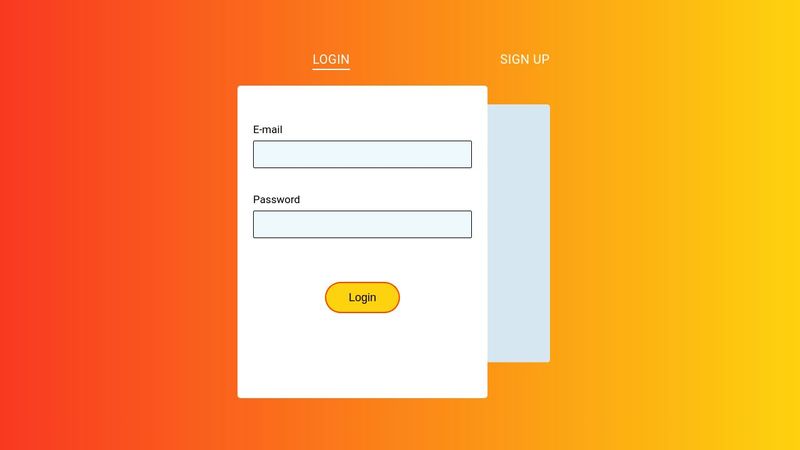 ANIMATED LOGIN & SIGNUP FORM