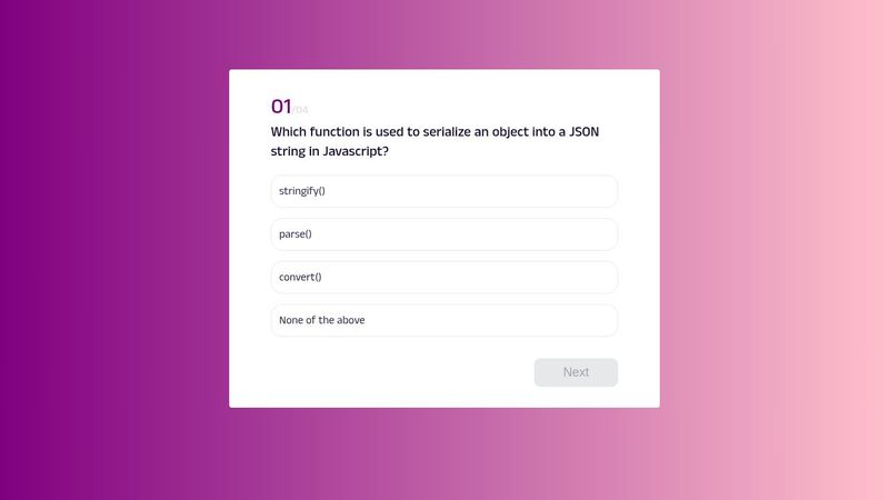 Reactjs Quiz App