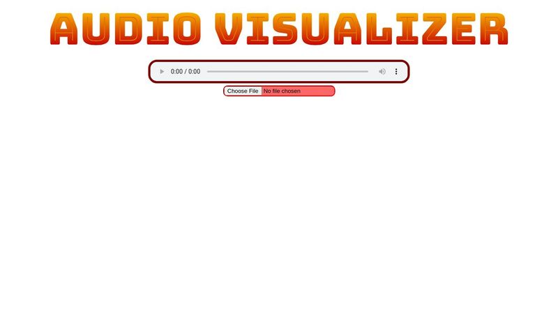 HTML Canvas Audio Visualizer (Basic)
