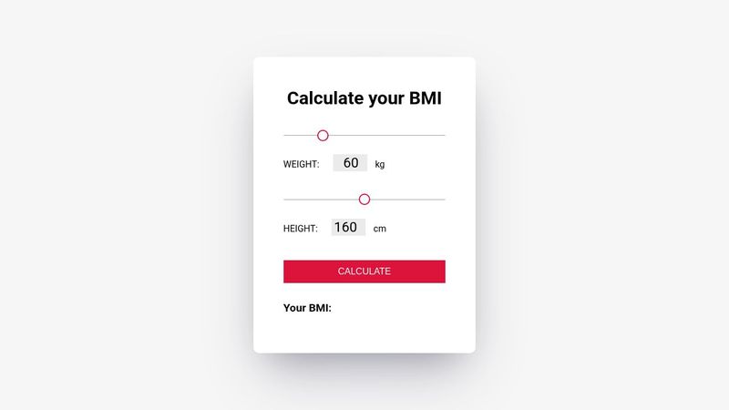 Simple BMI Calculator