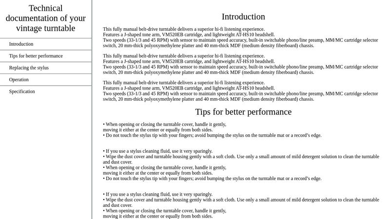 Technical Documentation Template