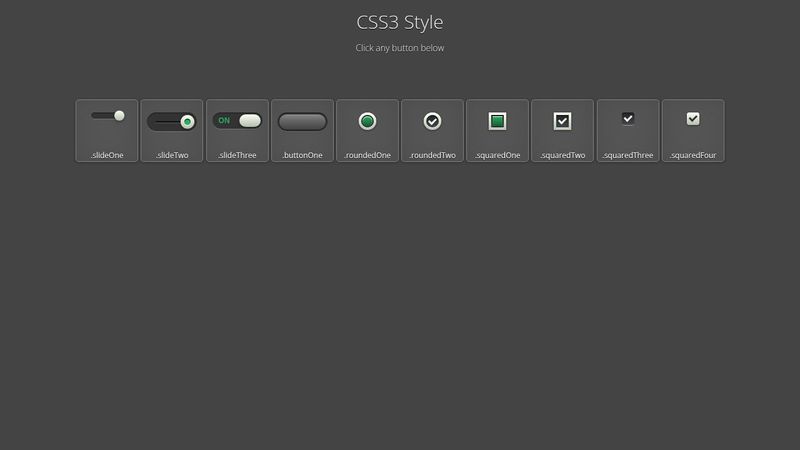 CSS3 Checkbox Styles