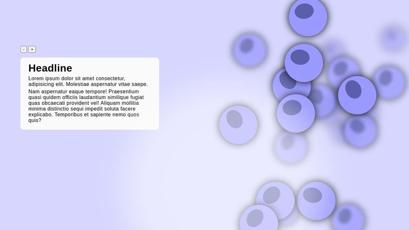 CSS 3D Depth / Parallax