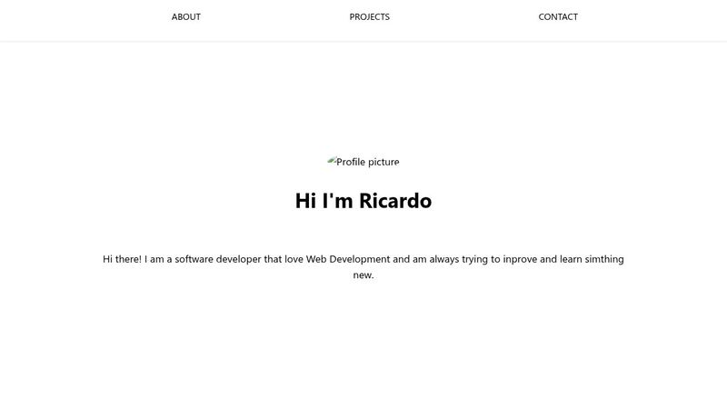 CodePen - Personal Portfolio Webpage