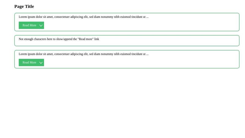 Read More // Read Less
