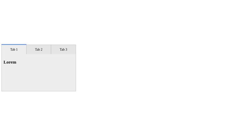 Tab Component with ReactJS