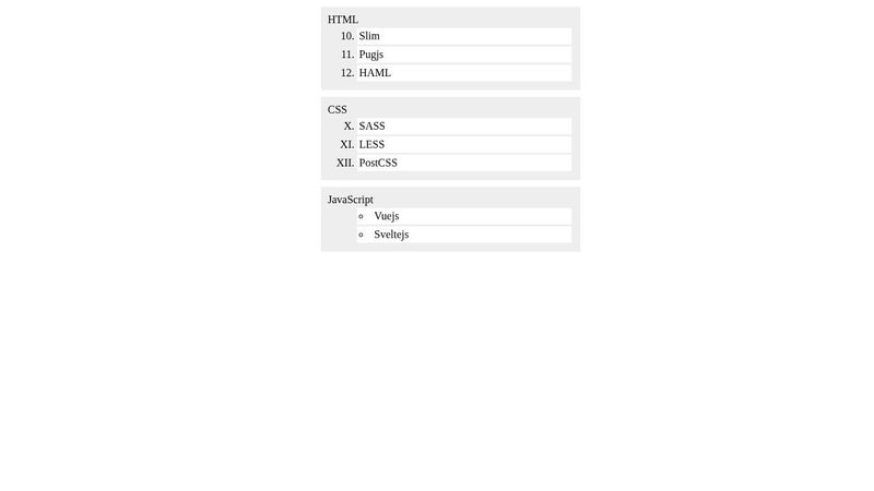 ELZERO Css Assignment N° 8 list style