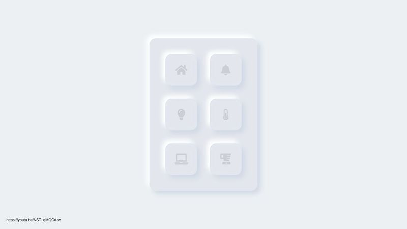Neumorphism Toggle Button Design - HTML + CSS