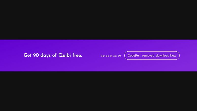Vanilla JS and CSS ToolTip (Quibi Inspired)