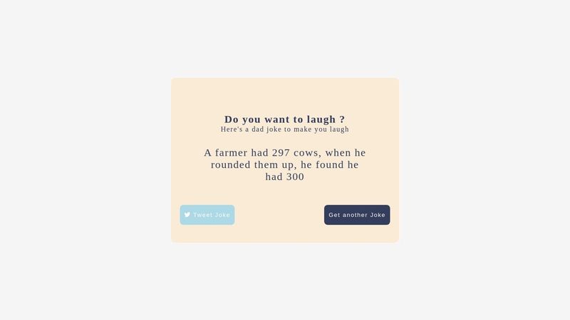 Dad Joke Generator