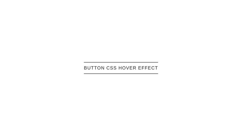 Stretchable button hover effect