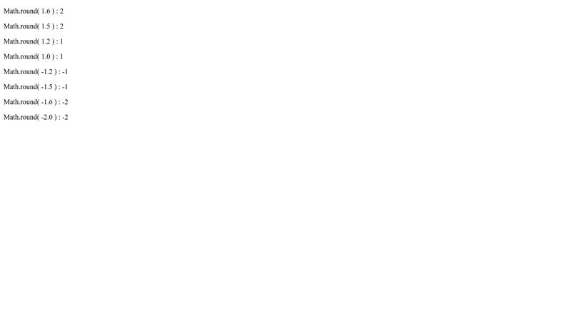 JavaScript Math Round javascript-math-round