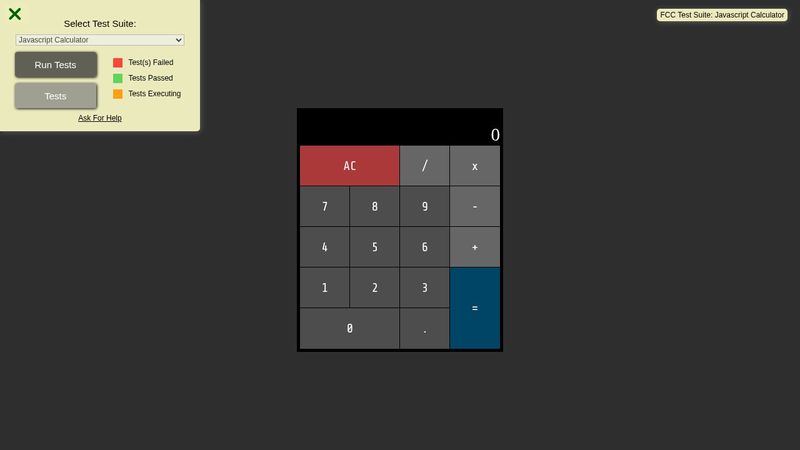 Javascript Calculator - FreeCodeCamp