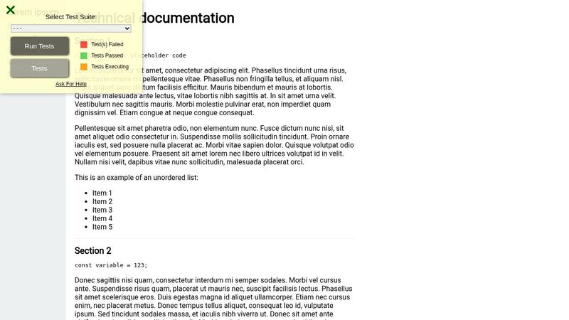 freeCodeCamp: Build a Technical Documentation Page