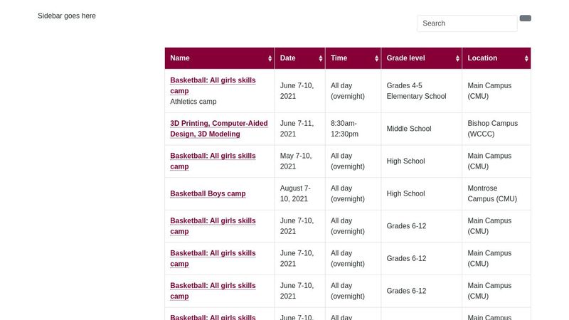 Bootstrap Table JS with filters