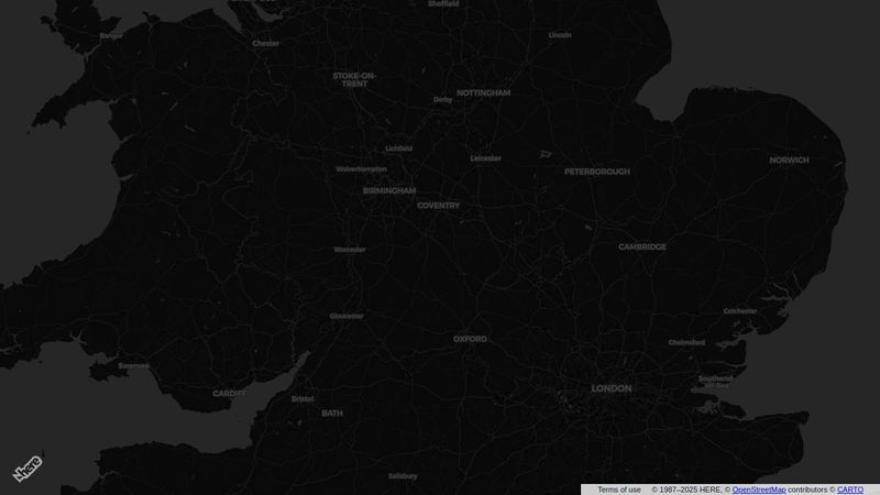 HERE Maps API for JavaScript - XYZ Tiles Demo