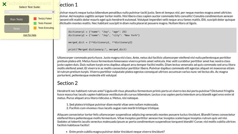 FCC Technical Documentation Page