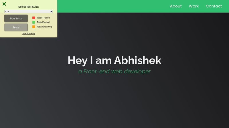 freecodecamp project | Personal Portfolio Website