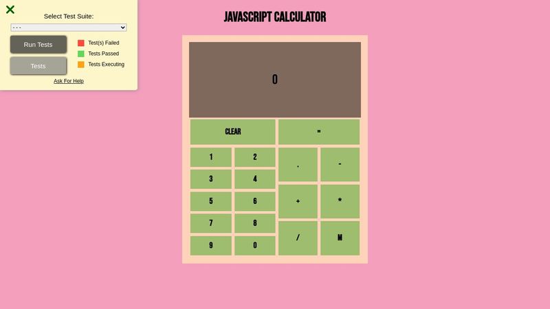 Javascript Calculator freeCodeCamp
