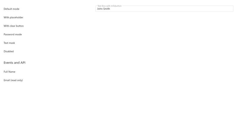 Overview - DevExtreme Text Box