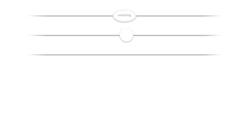 horizontal divider css