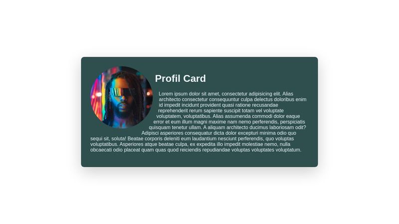 Profile card responsive