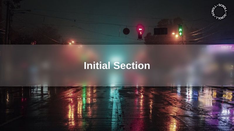 Scroll Linked Parallax Landing