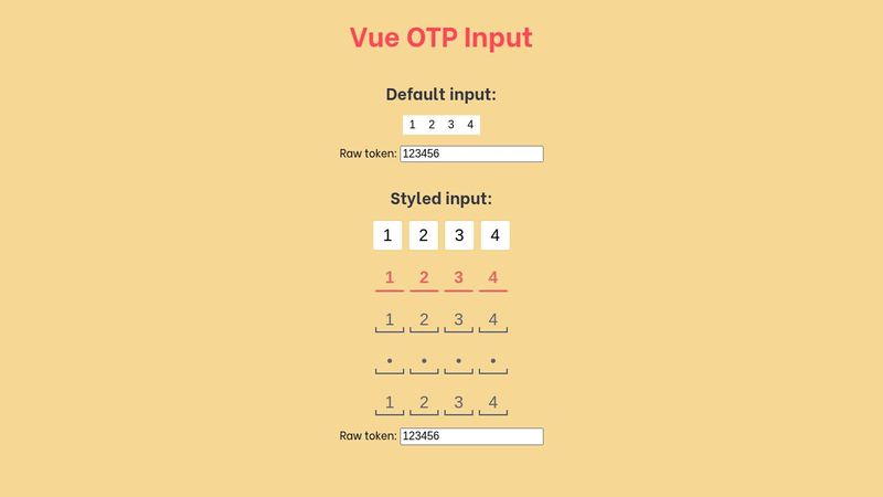 Vue OTP Input