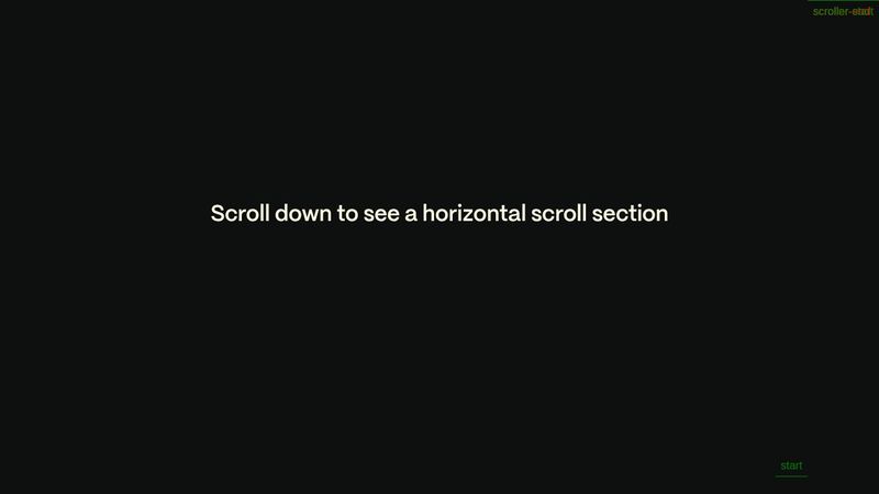 Horizontal section scrolling - ScrollTrigger