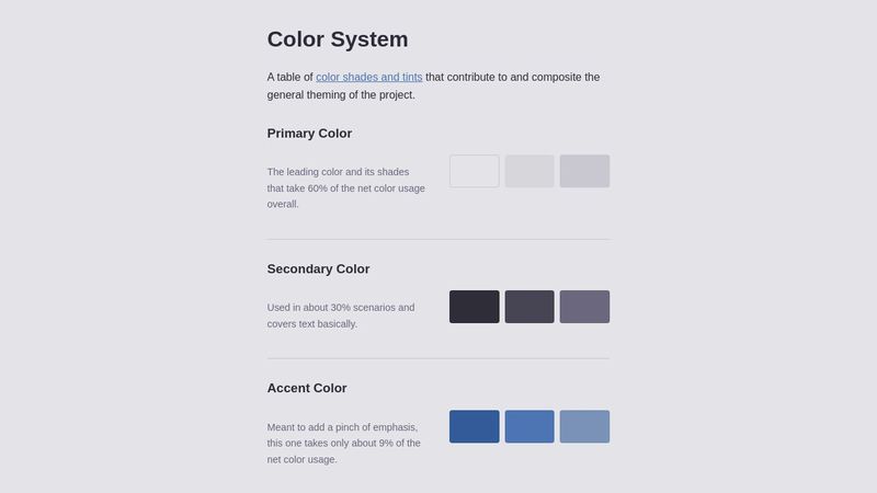 Timless Color Palettes with CSS HSL function and Custom properties