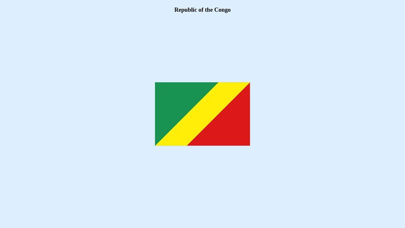 CSS Flag : Brazzaville