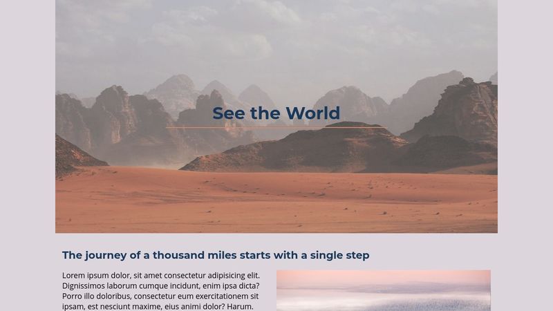 CodePen Challenge - Huge Header