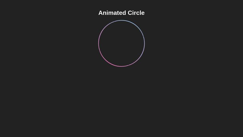 Animated Circle