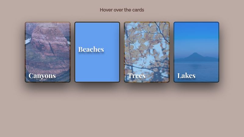 Parallax Depth Cards