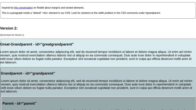 Testing parents and children in CSS