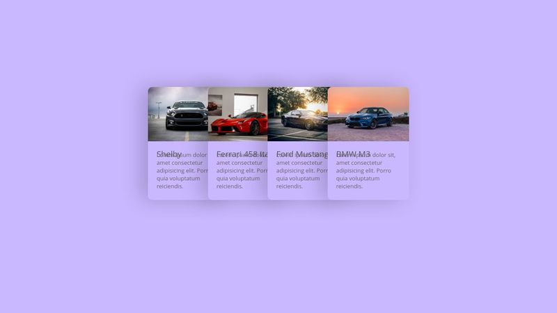 Card Carousel Hover Effect 