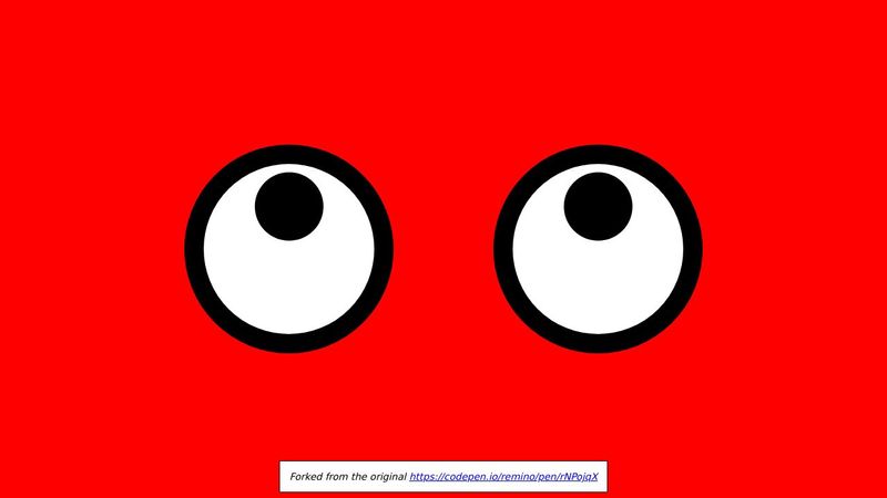 Eye Roll: CSS Scroll Animation (Cyclic / Infinite Scroll) (Forked)