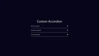 Custom Accordion with jQuery