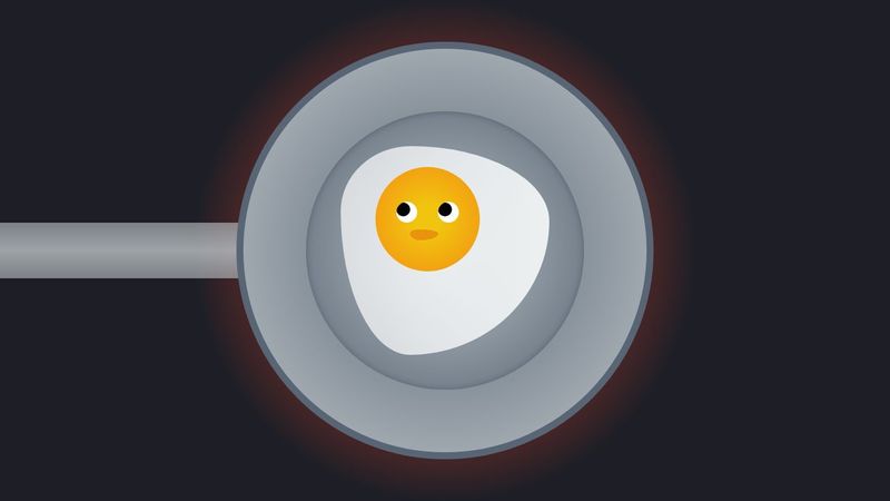 Fried egg in css