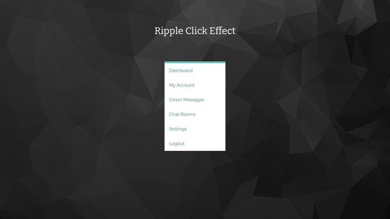 Material Design Ripple Effect with JavaScript